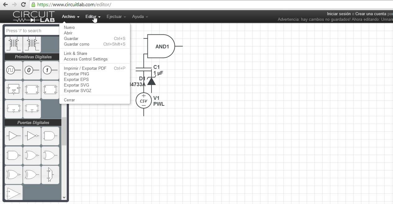 Tutorial De Como Usar Https Www Circuitlab Editor Youtube