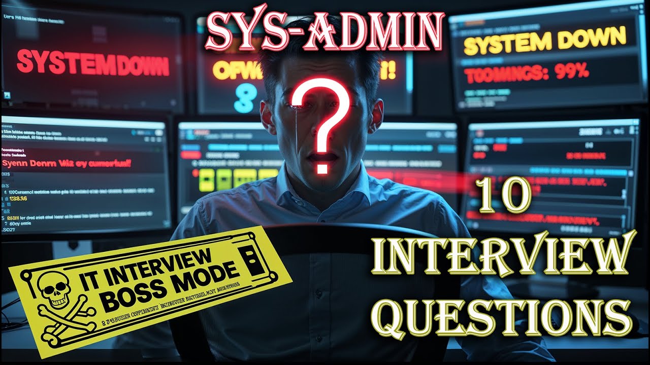 Sysadmin Level Up 10 Tricky Interview Questions You Must Master Youtube