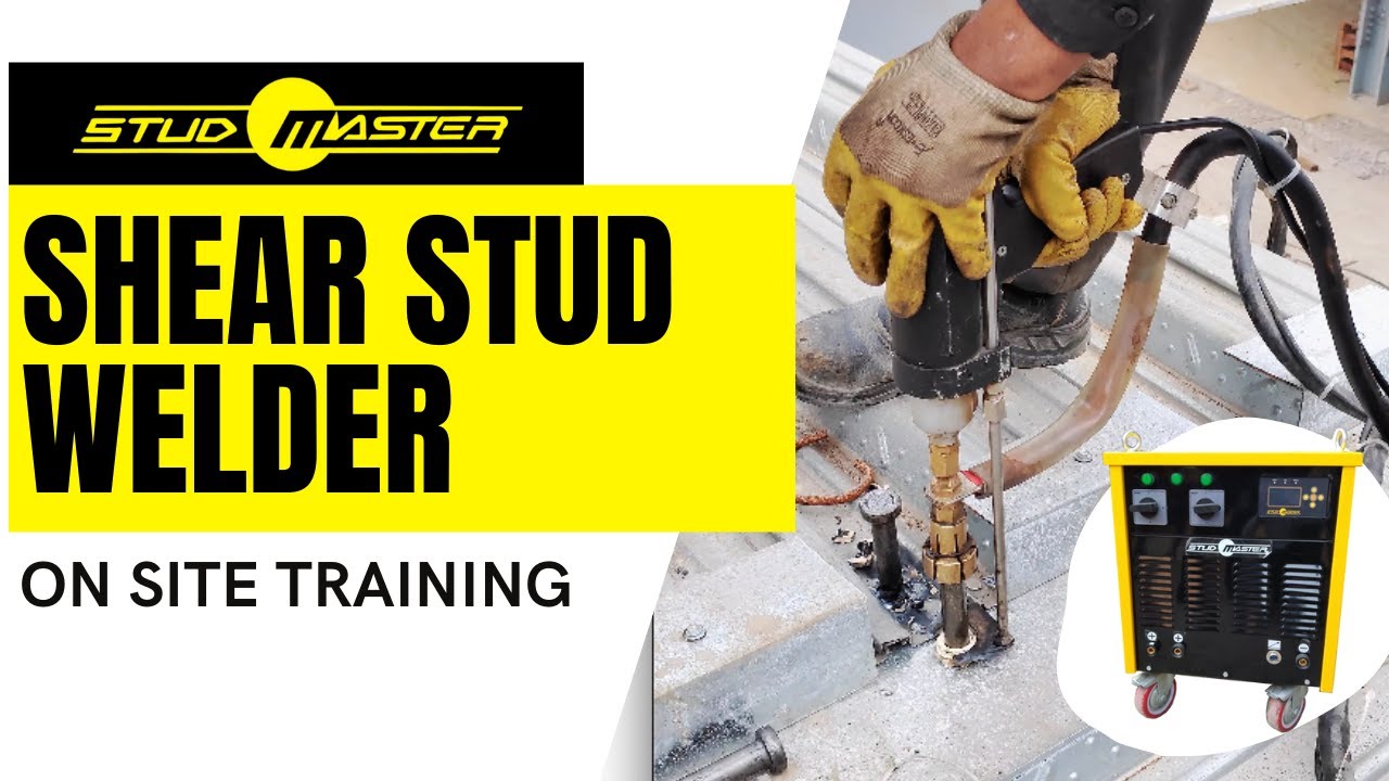 On Site Training For 25mm Stud Weldingрџ ёрџџ вђќрџ Shear Stud Welder