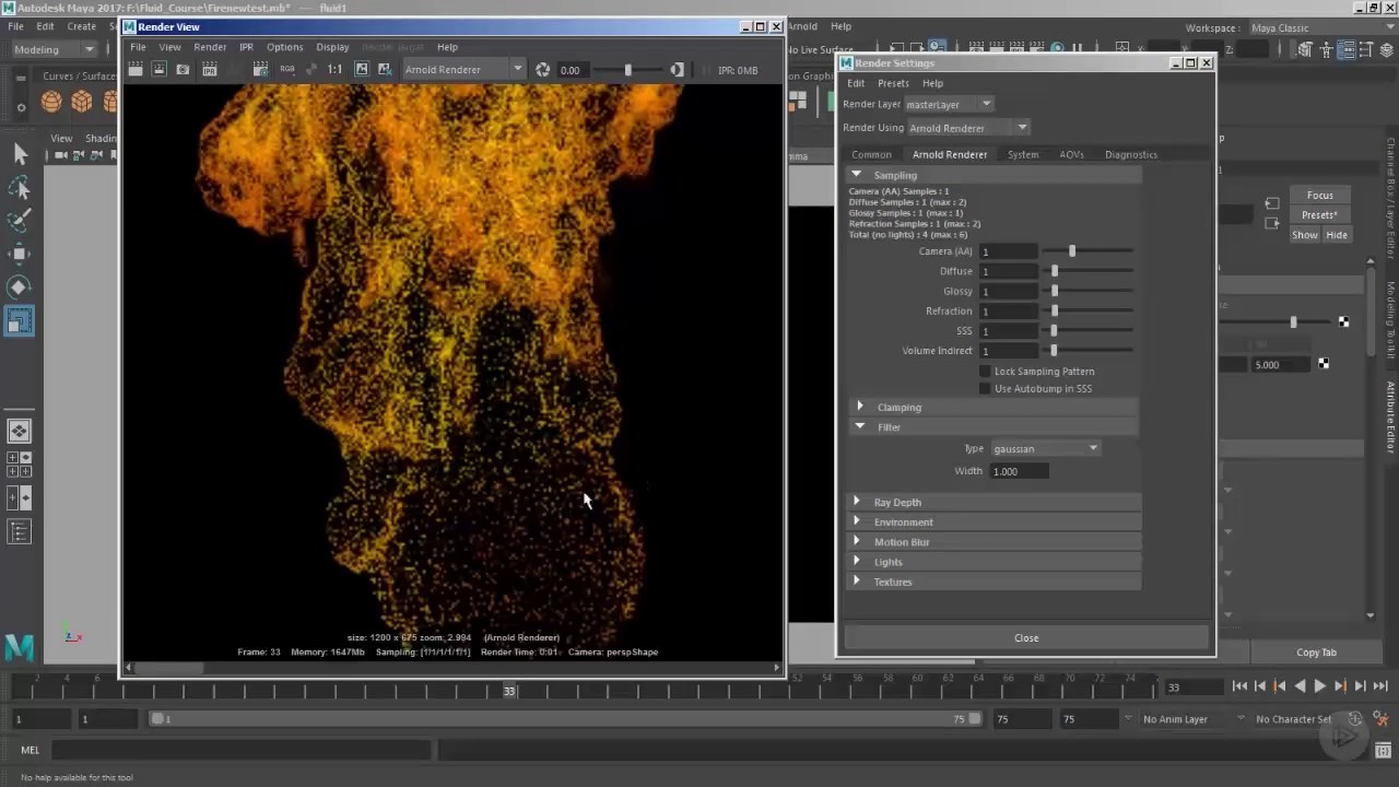 Rendering Maya Fluids In Arnold Youtube