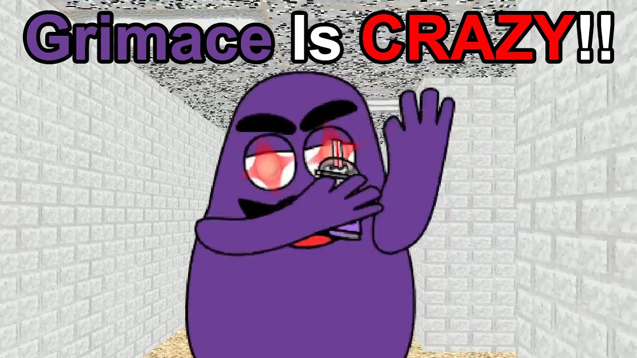 Peppino In Baldi S Schoolhouse But Grimace Kill Baldi Youtube