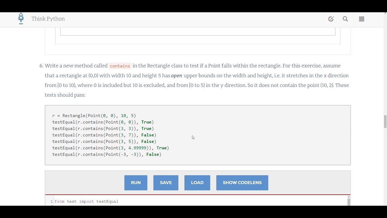 Lc101 Think Python Chapter 13 Exercise 6 Youtube