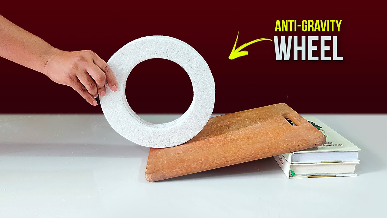 How To Make Anti Gravity Wheel Experiment Of Center Of Mass Science