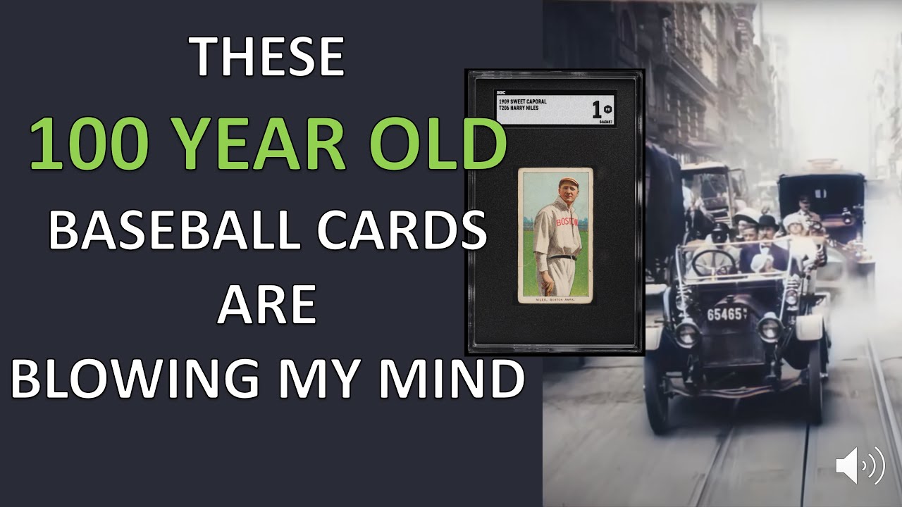 These 100 Year Old Baseball Cards Are Blowing My Mind Youtube