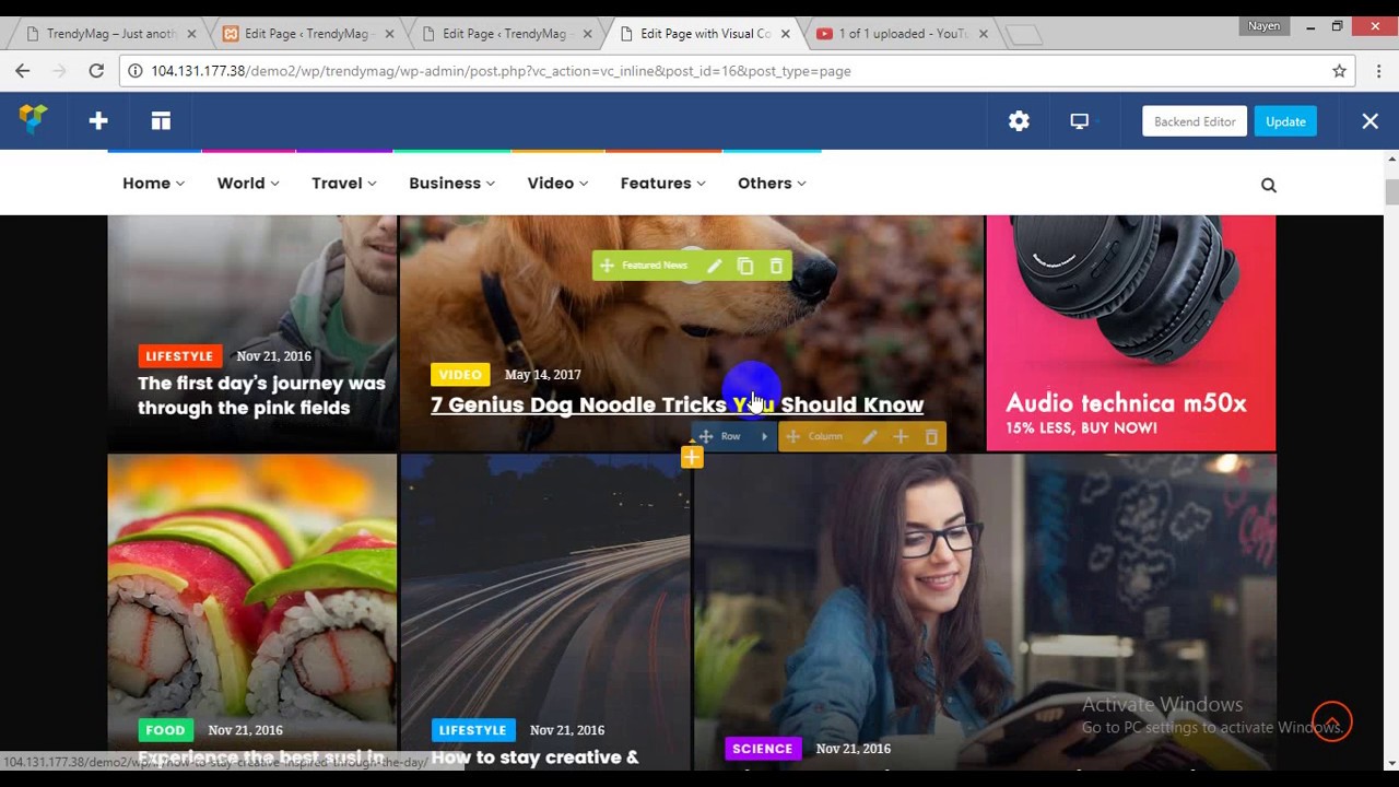 3 Customizing Homepage Youtube