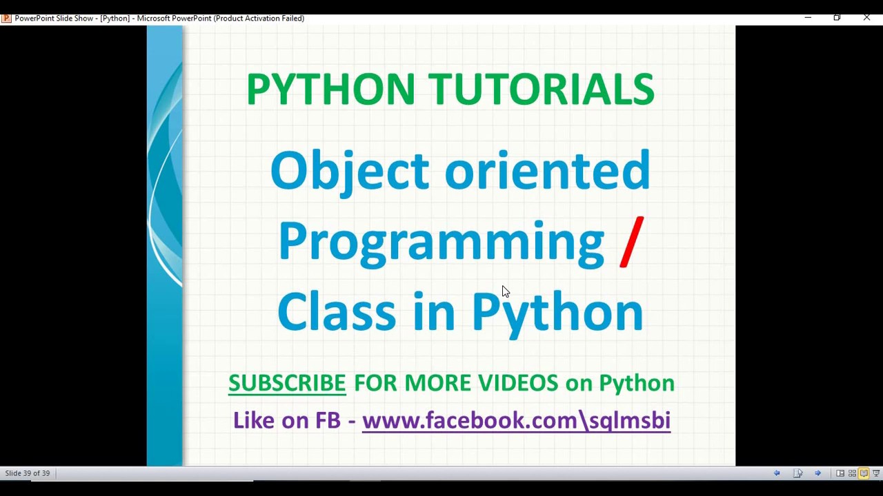 Python Tutorials Classes In Python Python Object Oriented