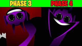 Phase 1 Vs Phase 2 Vs Phase 3 Vs Phase 4 In Incredibox Sprunki