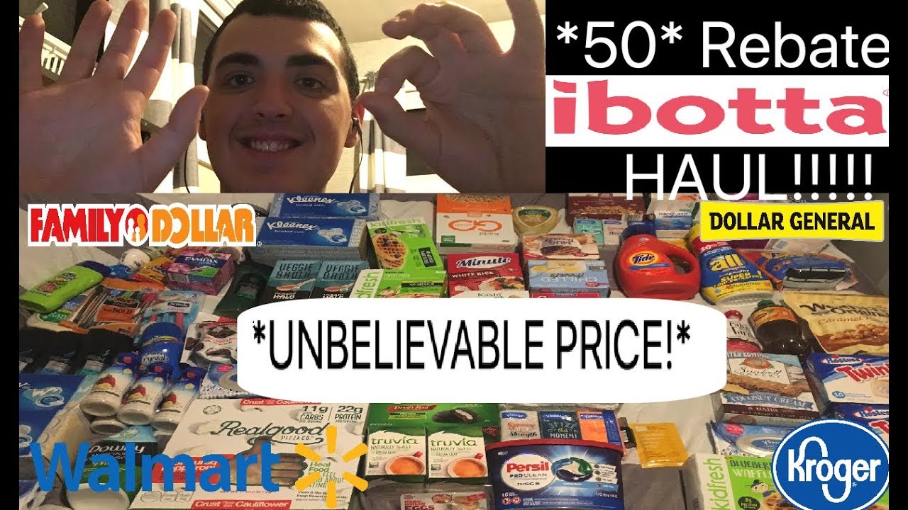 Epic 50 Rebate Ibotta Haul Legit Massive 8 2 19 Youtube
