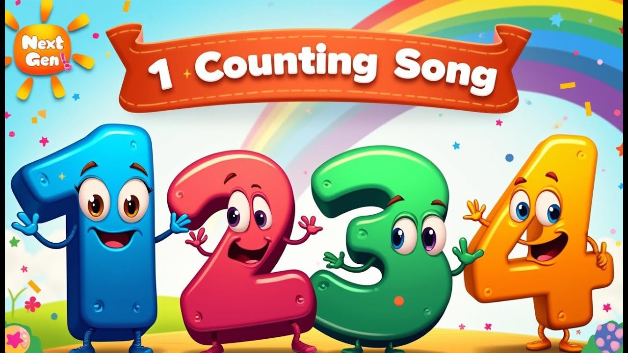 1 To 20 Counting Song For Kids Fun And Engaging Learning Youtube