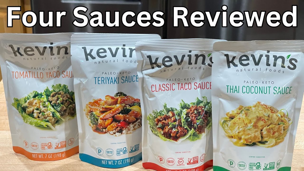 Kevin S Natural Foods Paleo Keto Sauces Review Youtube