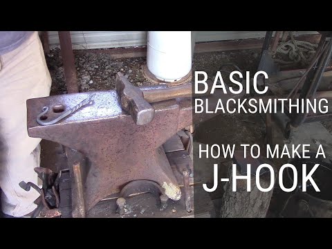 Basic Blacksmithing Getting Started Blacksmithing How To Make A J