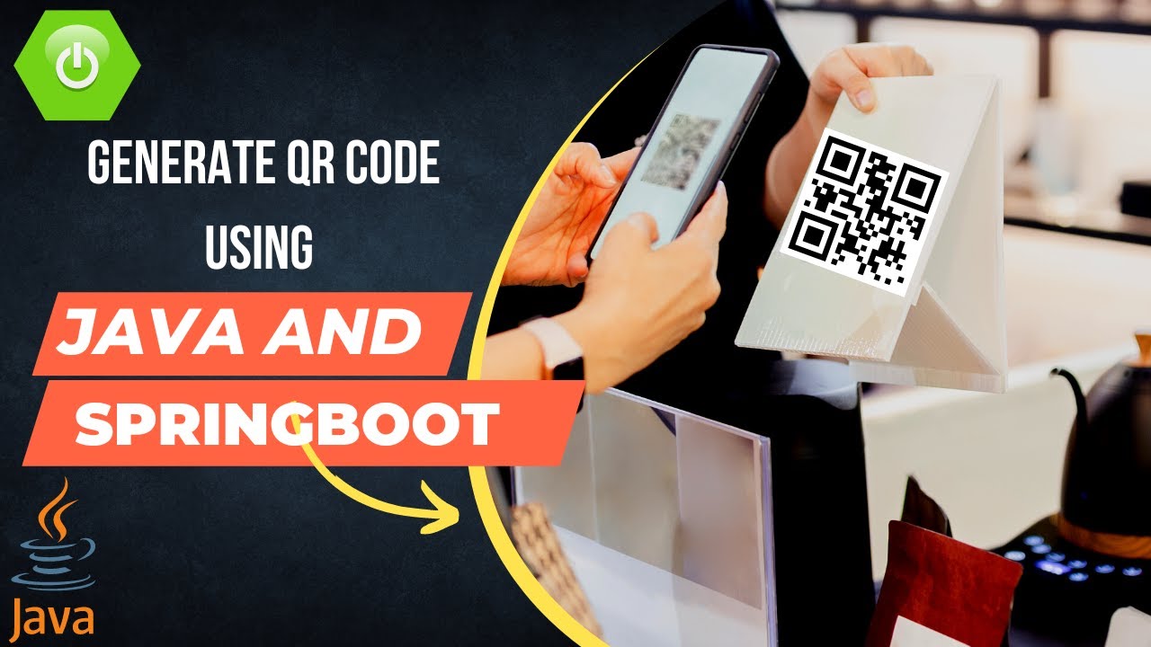 Generate Qr Code With Any Details Using Spring Boot Application Youtube