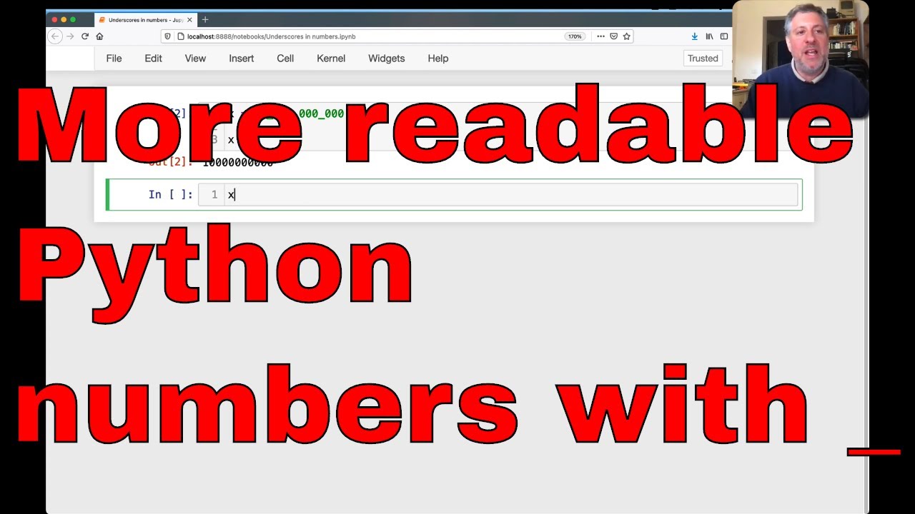 Make Python Numbers Readable With Underscore Youtube