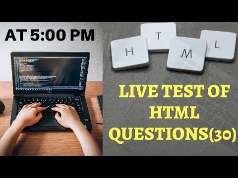 Live Test Of Html Mcqs Html Mcq For All Competitive Exam Html