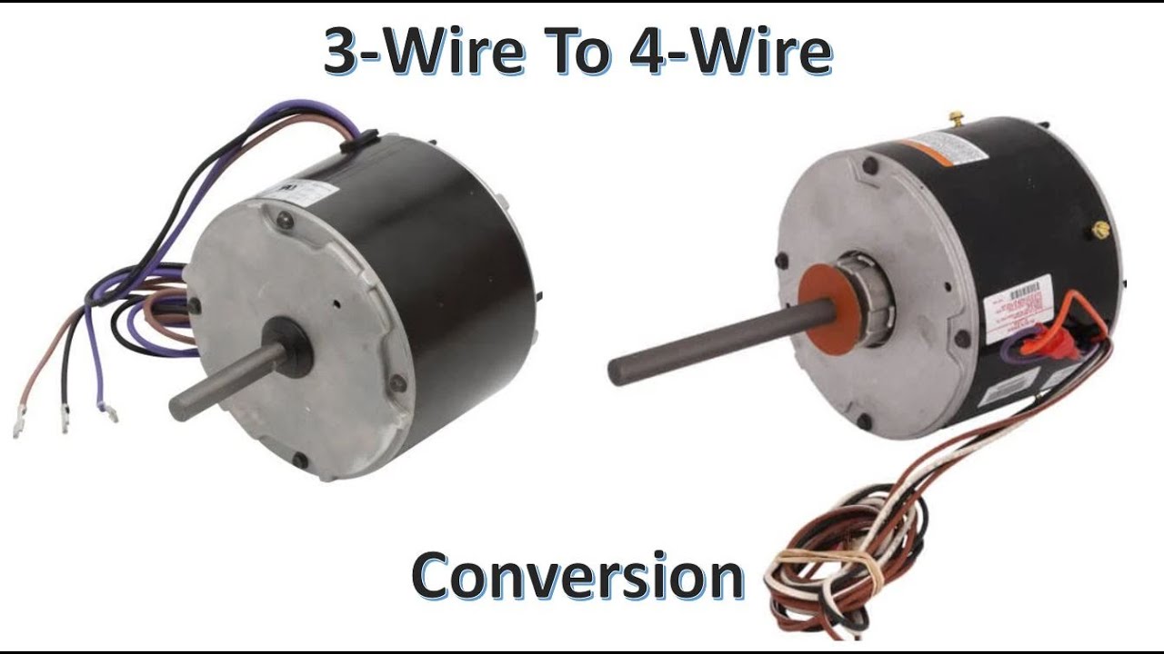 4 Wire To 3 Wire Condenser Fan Motor Gas Furnace
