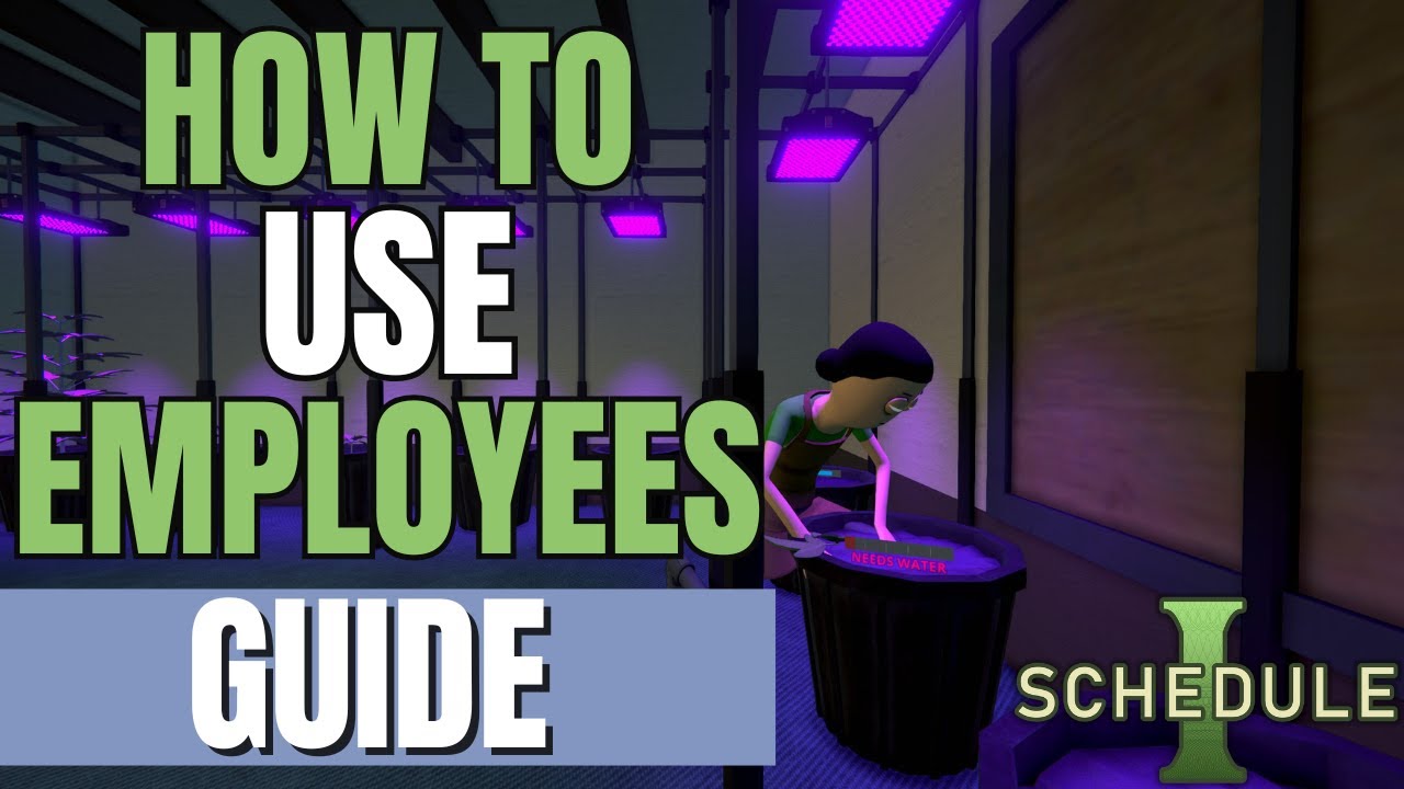 Schedule 1 How To Use And Assign Employees Youtube