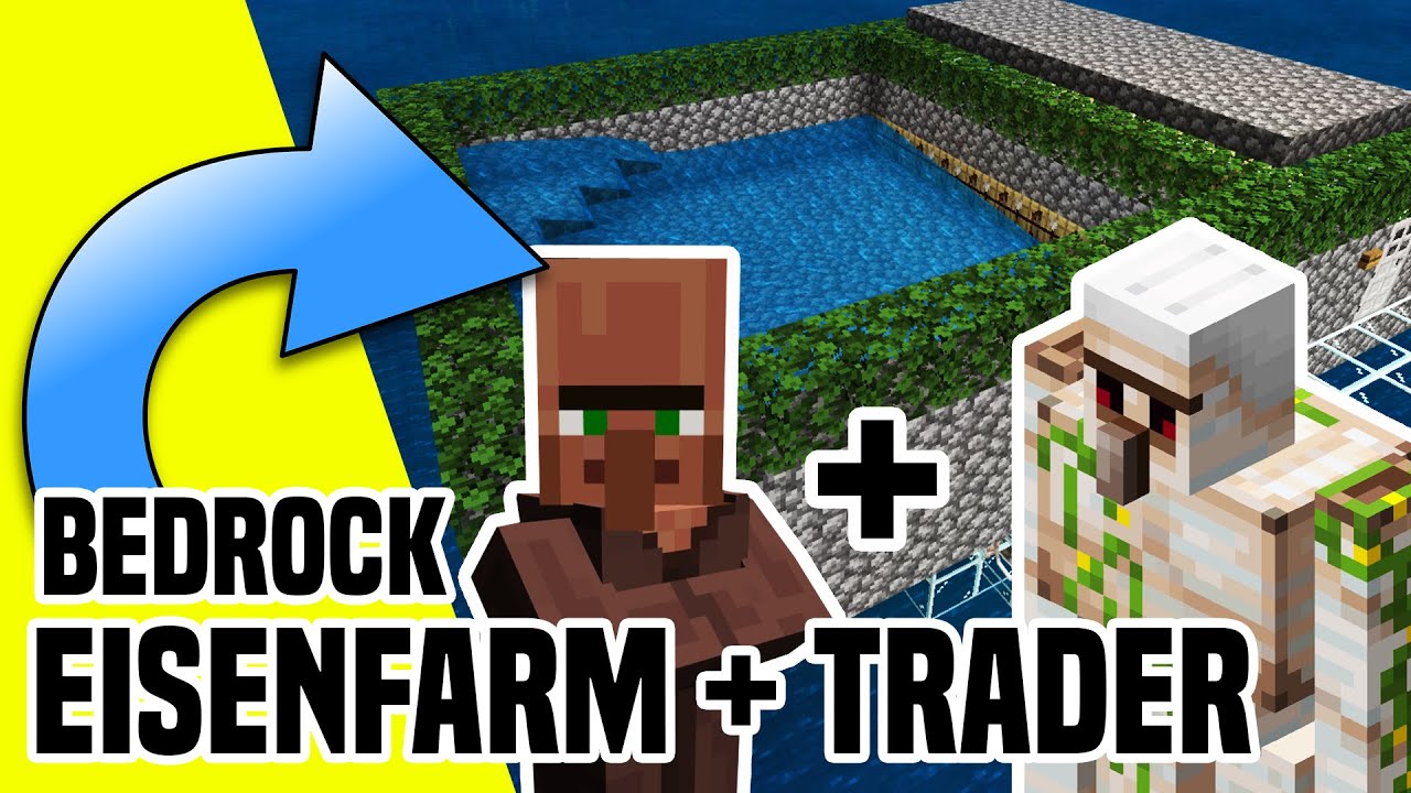 Wie Baut Man Eine Eisenfarm In Der Minecraft Bedrock Edition Youtube