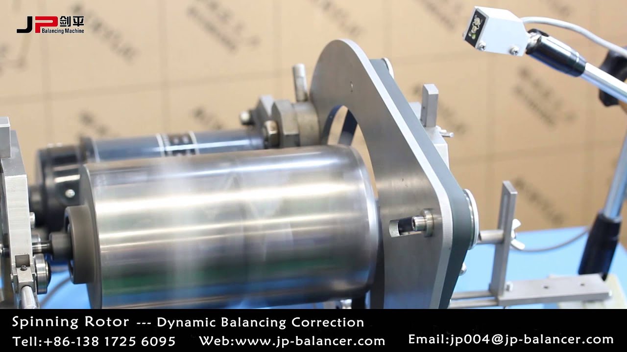Spinning Rotor Balancing Machine Youtube
