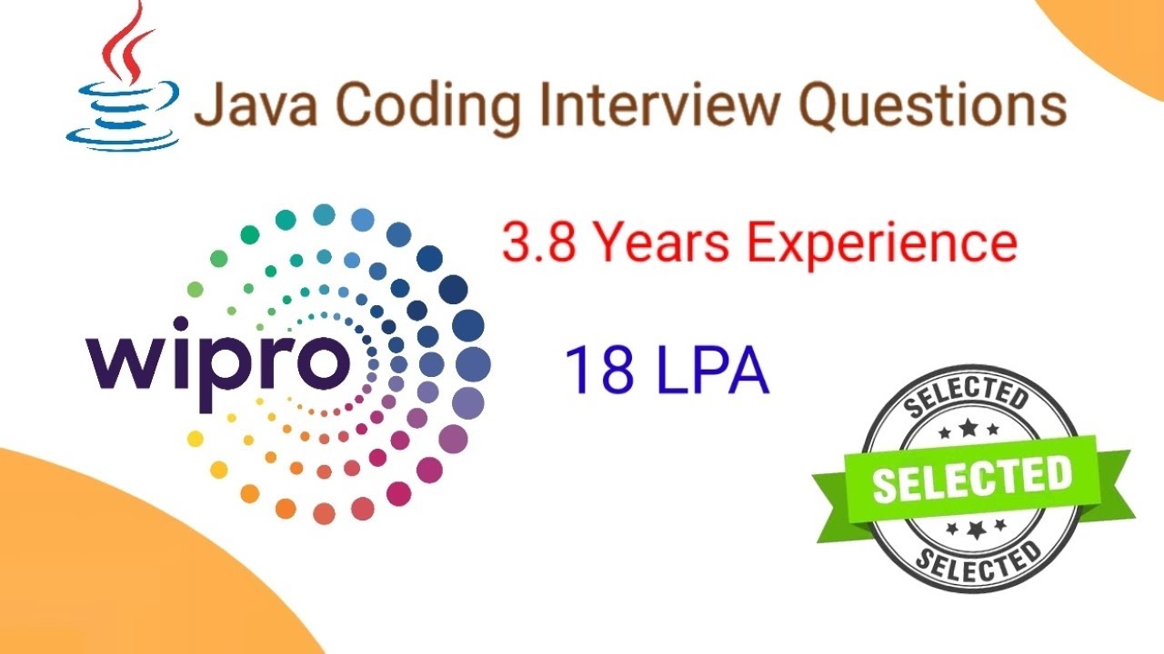 Wipro Java Coding Interview Questions And Answers Java Full Stack