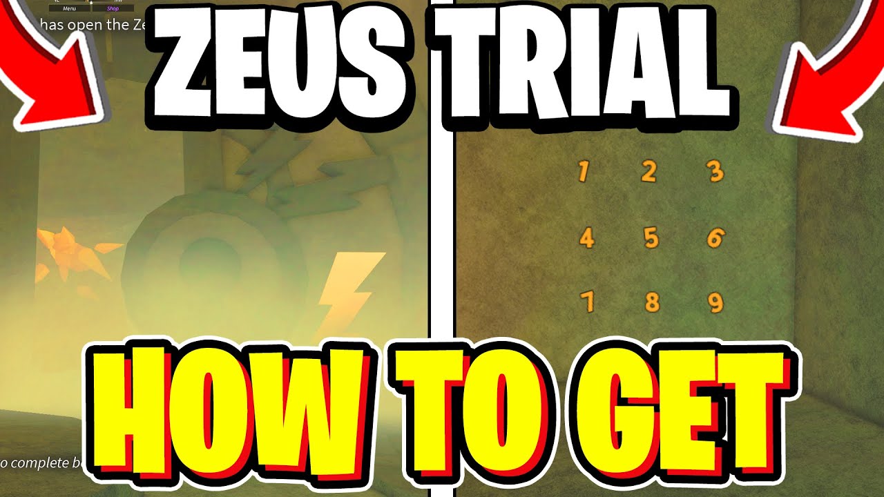 How To Complete Zeus Trial Puzzle In Fisch Unlock Zeus Rod Room