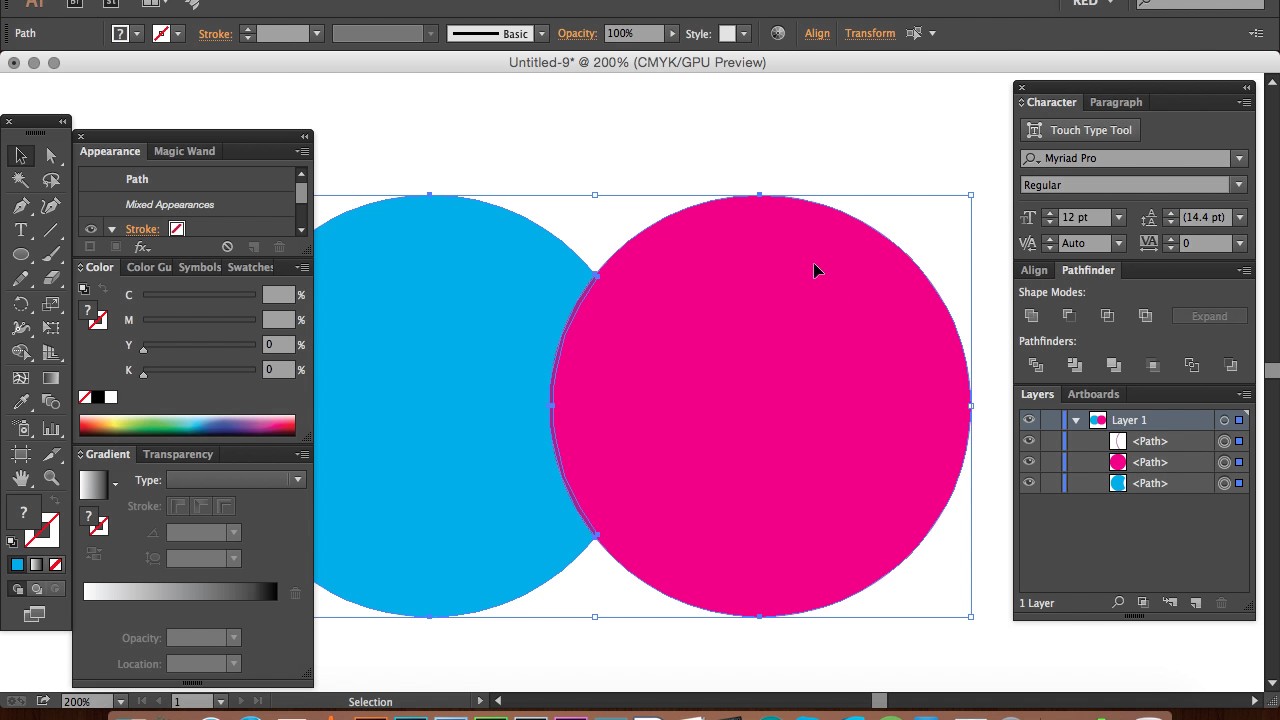 Trapping On Illustrator Youtube