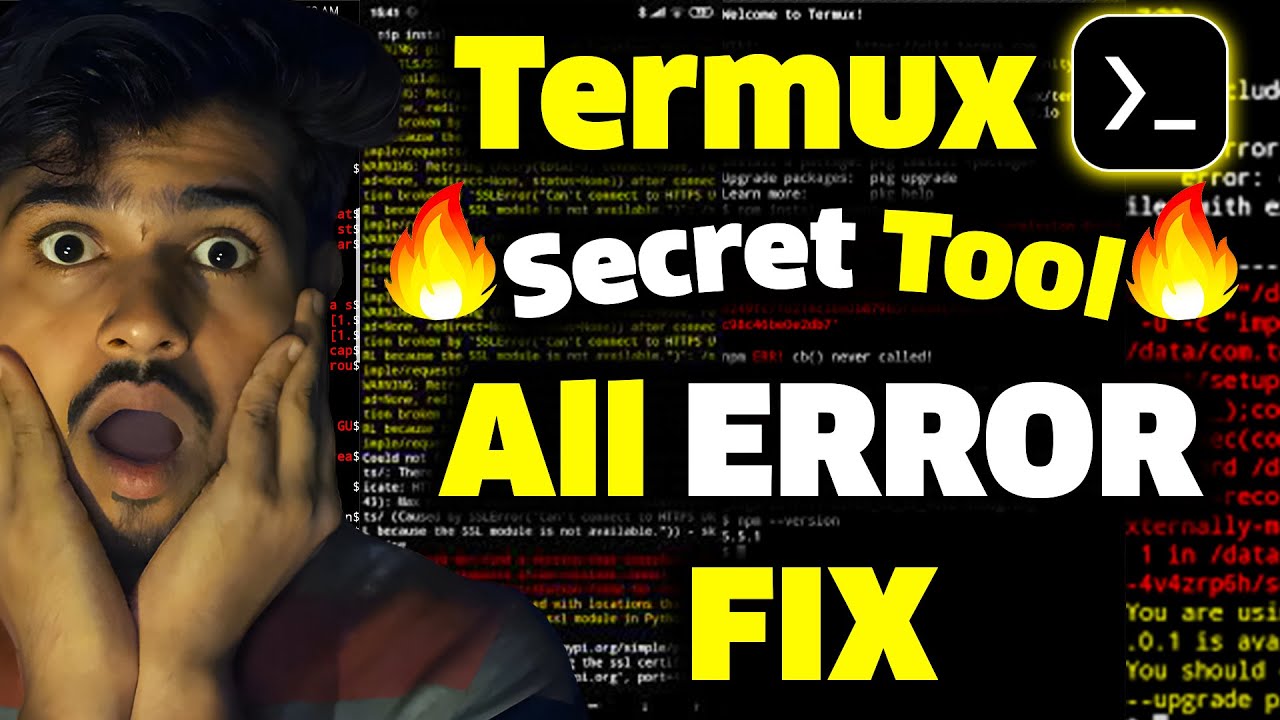 How To Fix All Error In Termux 2023 Youtube