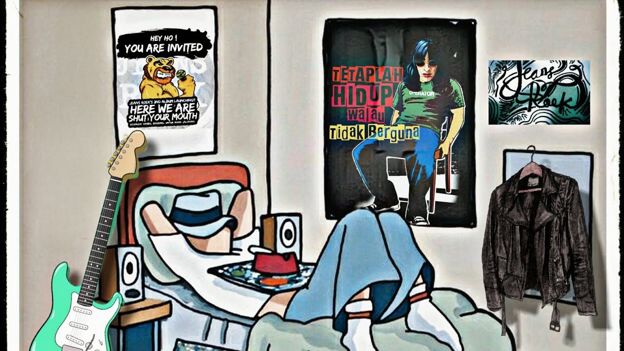 Jeans Roek Tetaplah Hidup Walau Tidak Berguna Official Video Clip