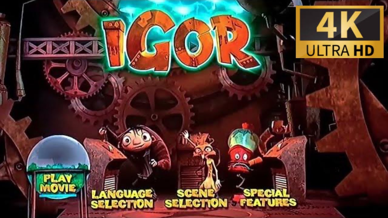 Igor Movie Main Menu 4k Youtube