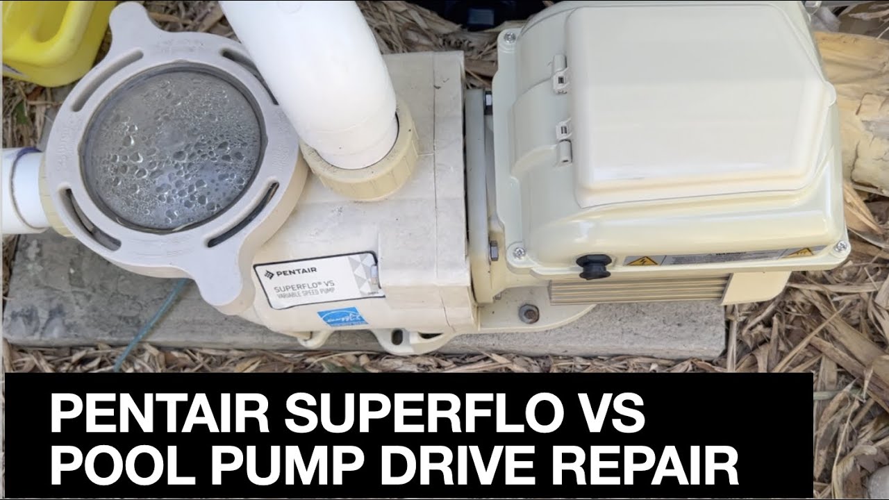 How To Fix Pentair Pool Pump Install Pentair Superflo Vs Drive Cover