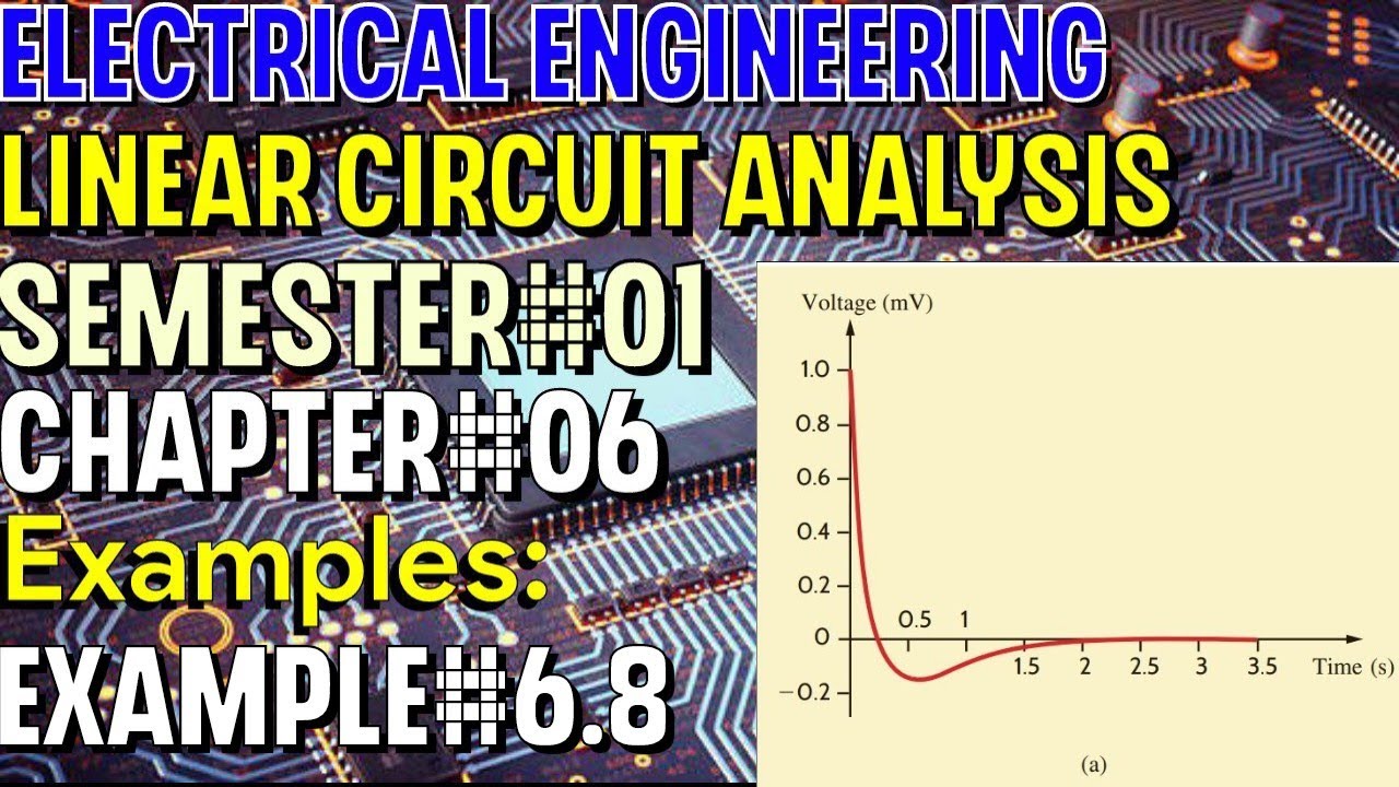 Linear Circuit Analysis Chapter 06 Example 6 8 Basic Engineering