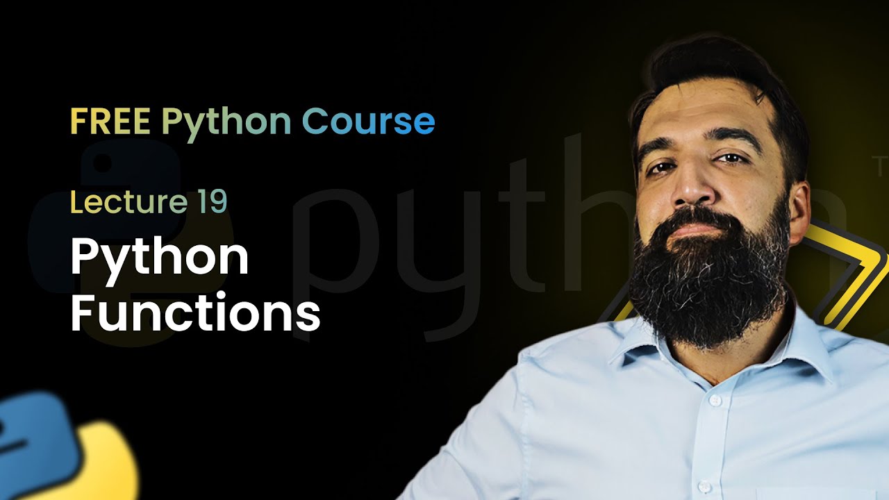 Python Funtions Python Programming Class 19 Youtube