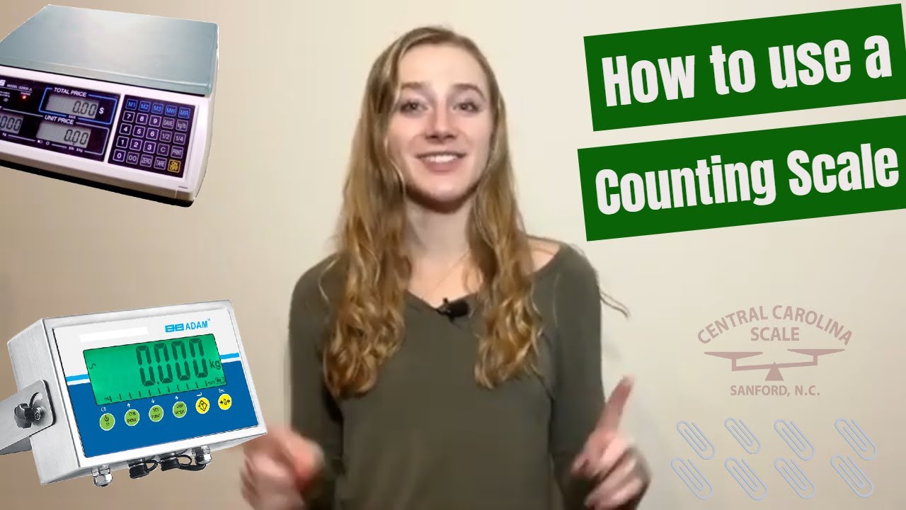 How To Use A Counting Scale Youtube