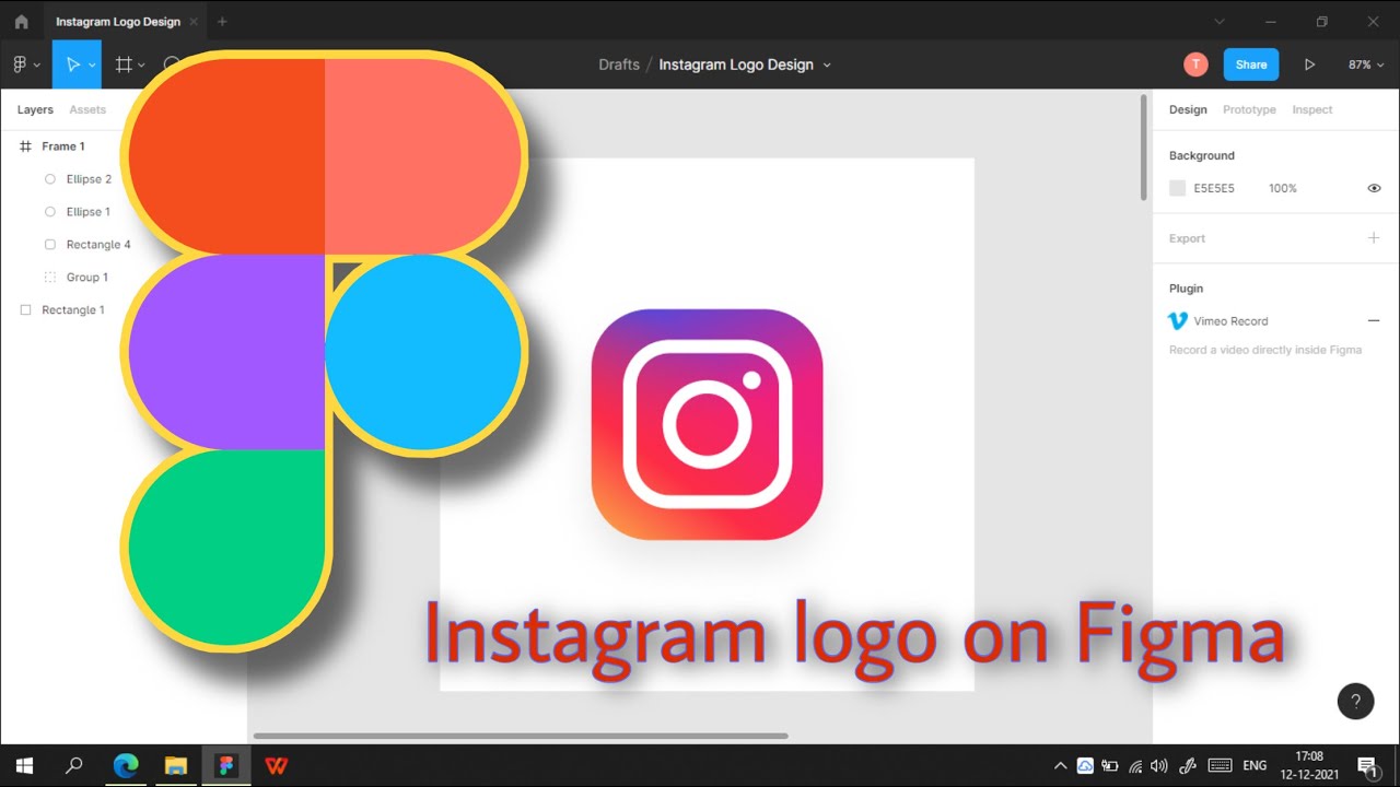 Instagram Logo Recreated On Figma Youtube