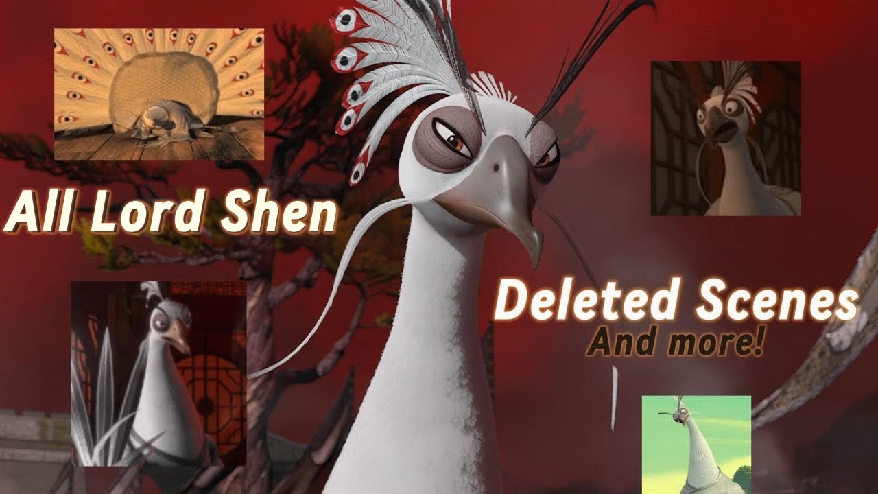 All Lord Shen Deleted Scenes And More Stuff Kung Fu Panda 2 Youtube