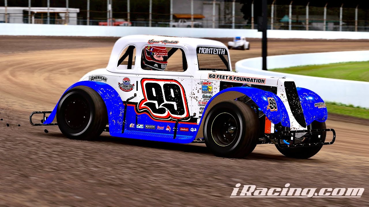Iracing Dirt Legend Cars At Usa Youtube