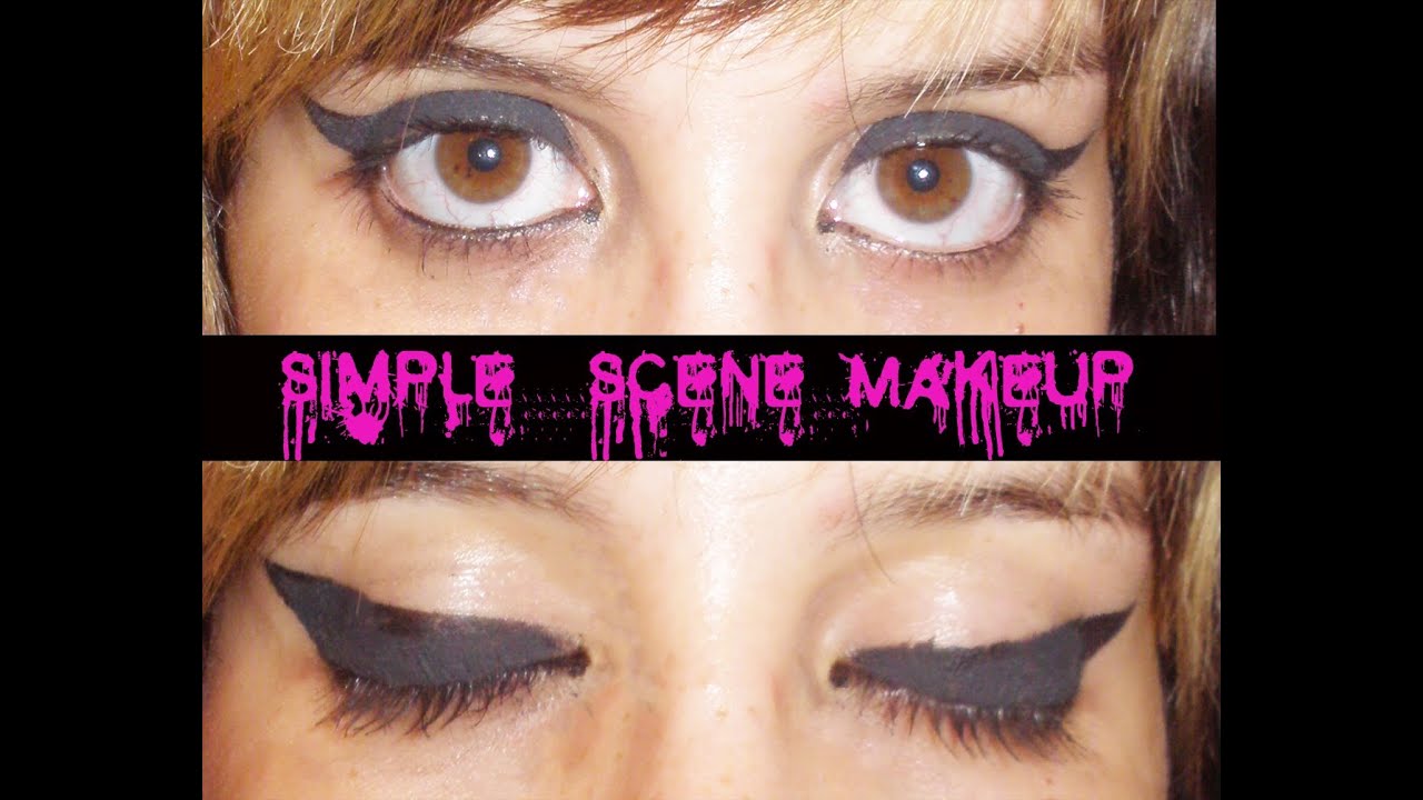 Scene Eye Makeup For Girls