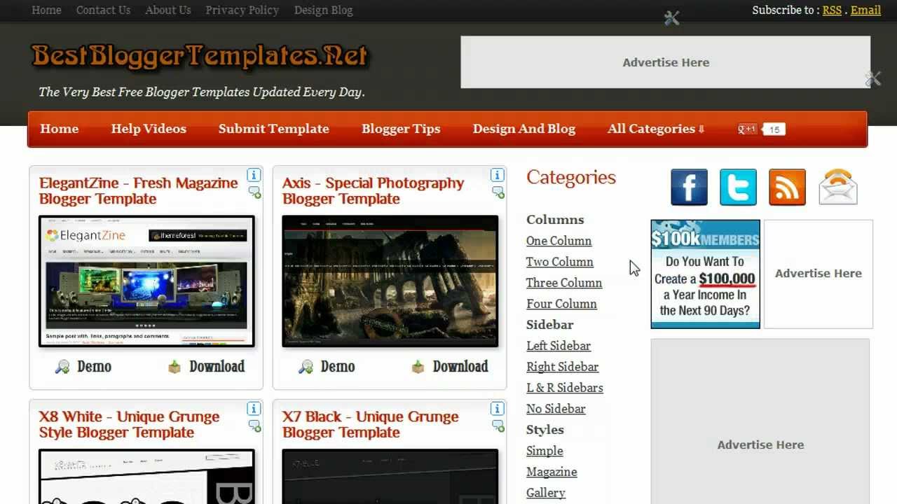 Upload A Blogger Template Using The New Blogger Interface Youtube