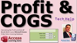 Calculating Net Profit And Cost Of Goods Sold Cogs In Your Microsoft ...