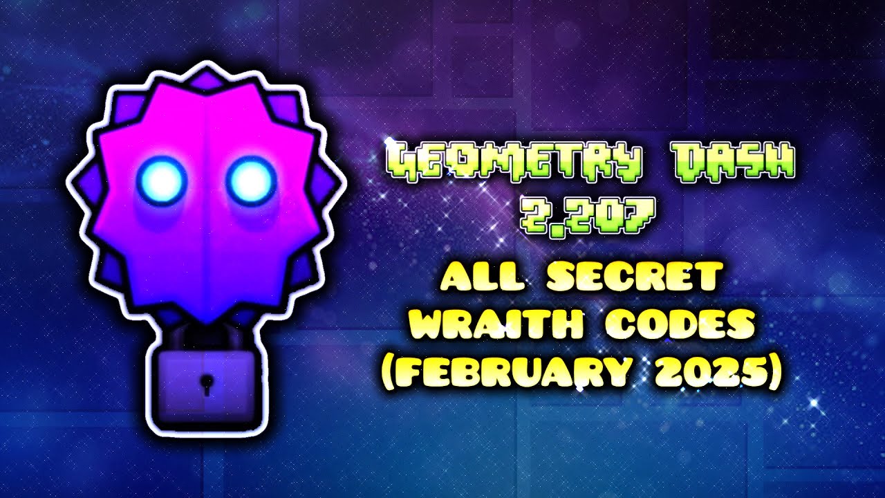 All Secret Codes Of The Wraith Vault February 2025 Geometry Dash