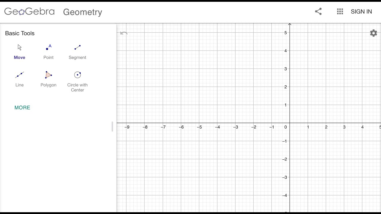 Geogebra Tools Basic And Transformations Youtube