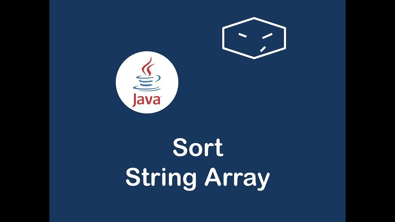 Sort String Array In Java Youtube