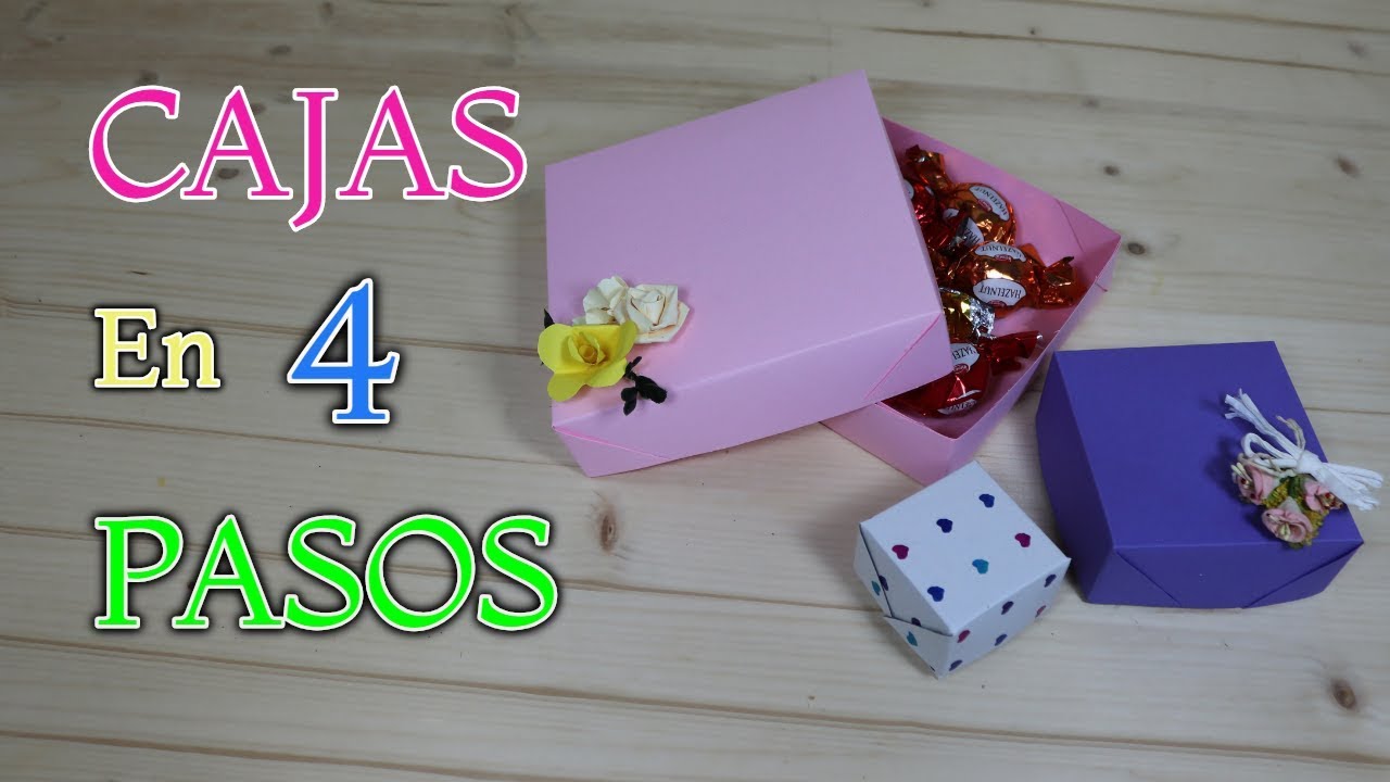 Paso A Paso Para Hacer Una Caja Con Cartulina Kulturaupice