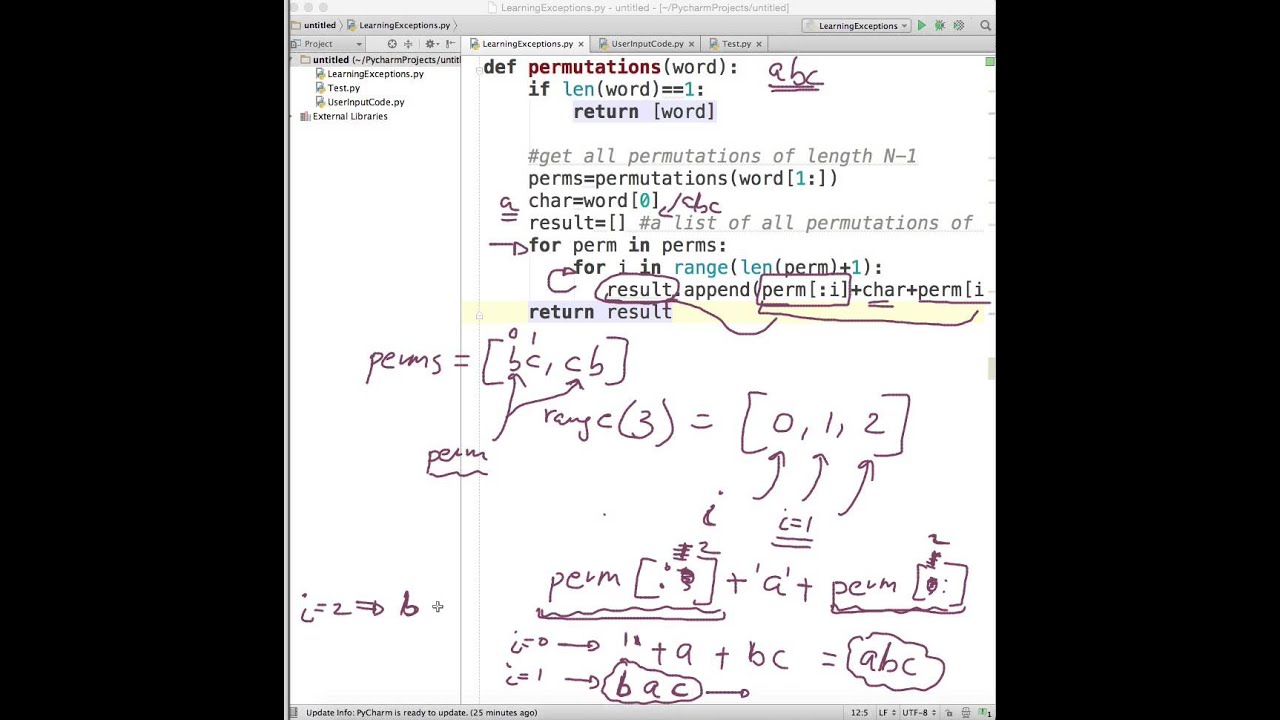 Permutation Python Sherygirls