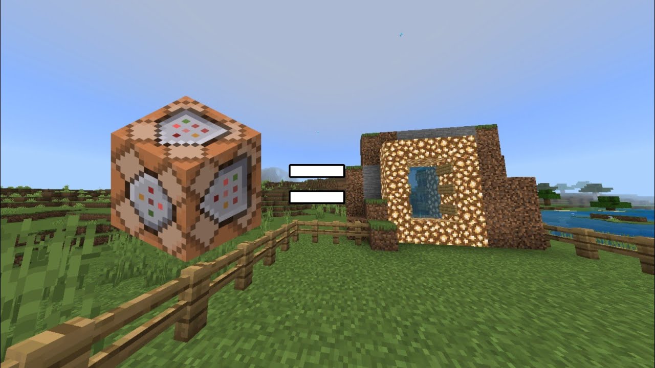 How To Make Aether Portal With A Command Block Youtube
