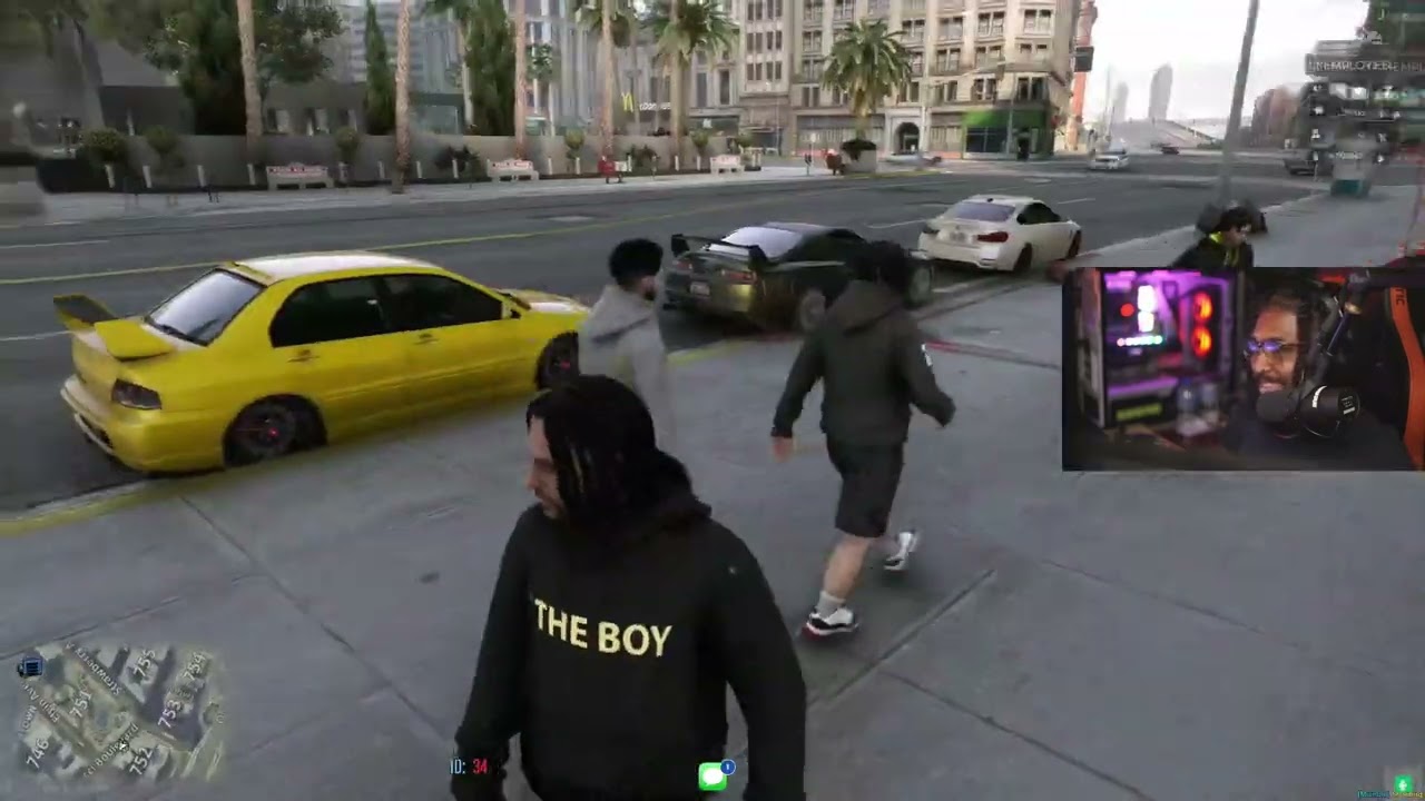 Gta Rp We Saved Him From A Police Chase Youtube