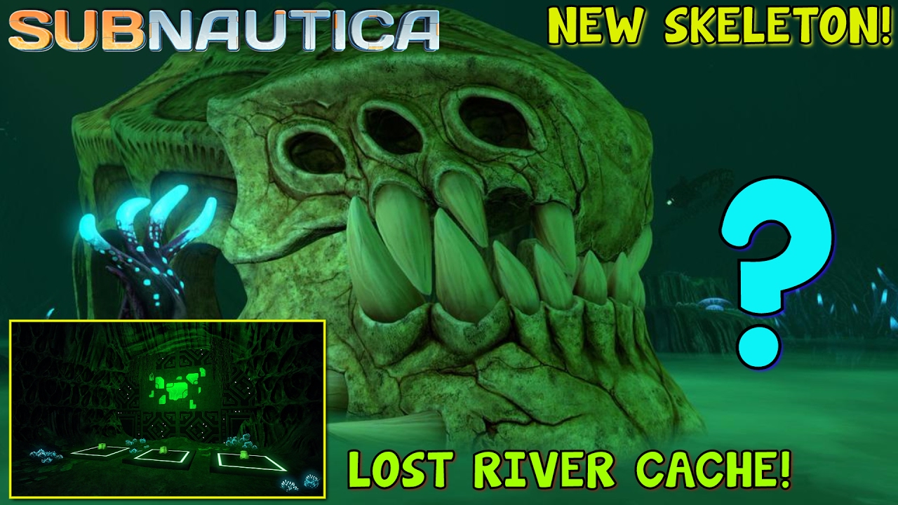 Huge New Skeleton In The Lost River Precursor Cache Subnautica