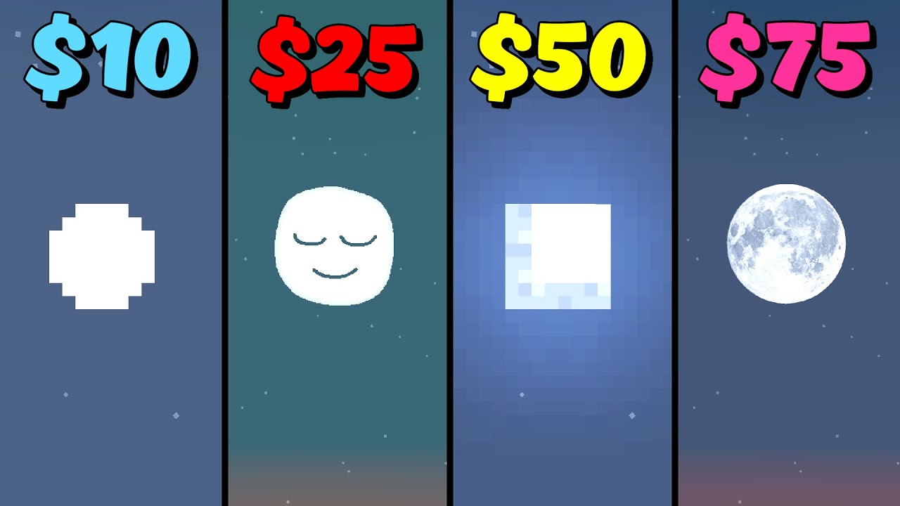 Minecraft For 10 Vs 25 Vs 50 Vs 75 Youtube