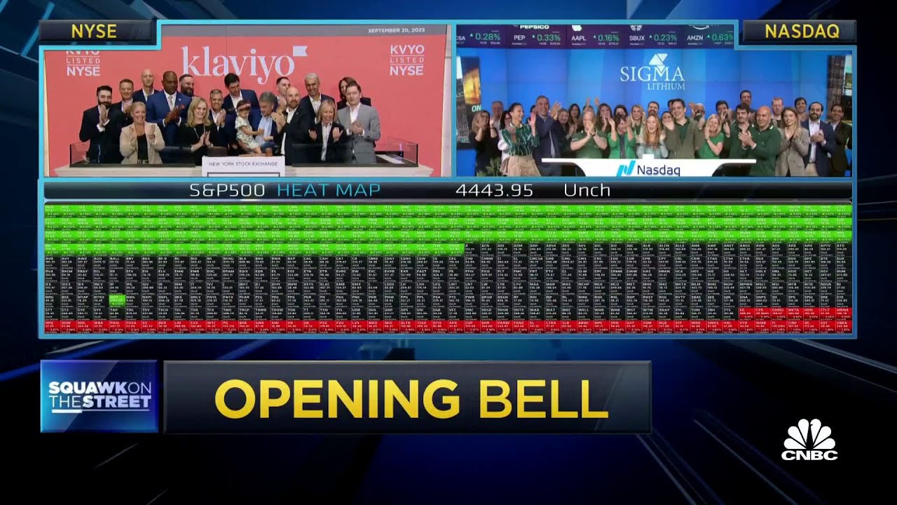 Opening Bell September 20 2023 Youtube