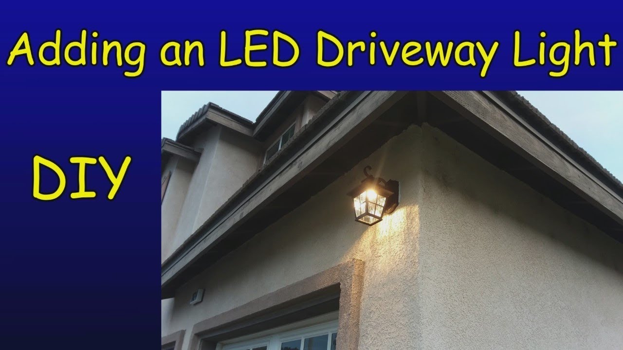Diy Adding Driveway Lights Youtube