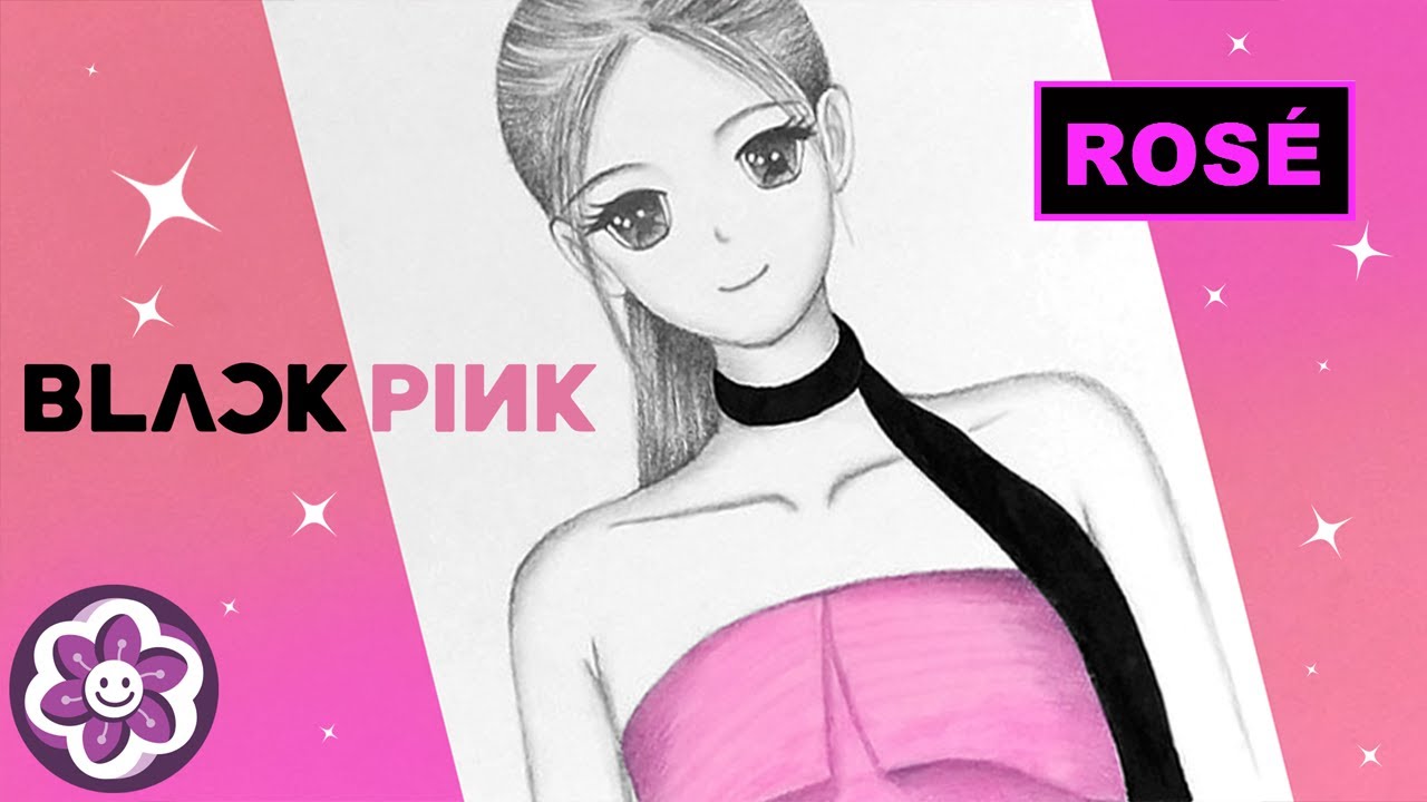 Blackpink Rose Cartoon Drawing Infoupdate Org
